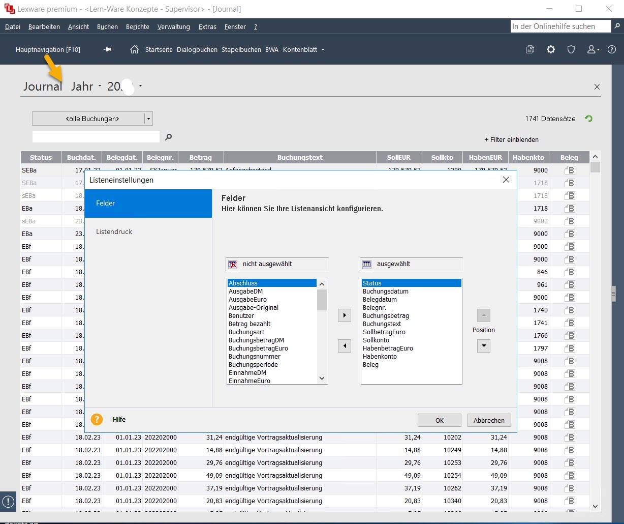 1.3.3. Lexware® Buchhaltung: Kontrolle der Auswertungen auf ...