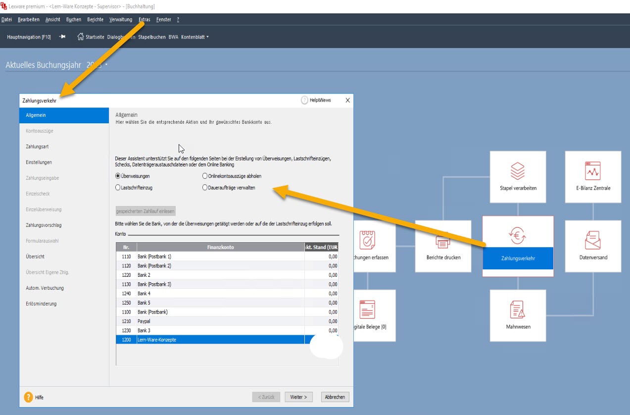 1.2.3. Lexware® Buchhaltung: Online Banking Abruf und Kontierung für ...